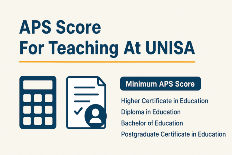 APS Score for Teaching at UNISA 2026: Complete Application Guide - APS ...