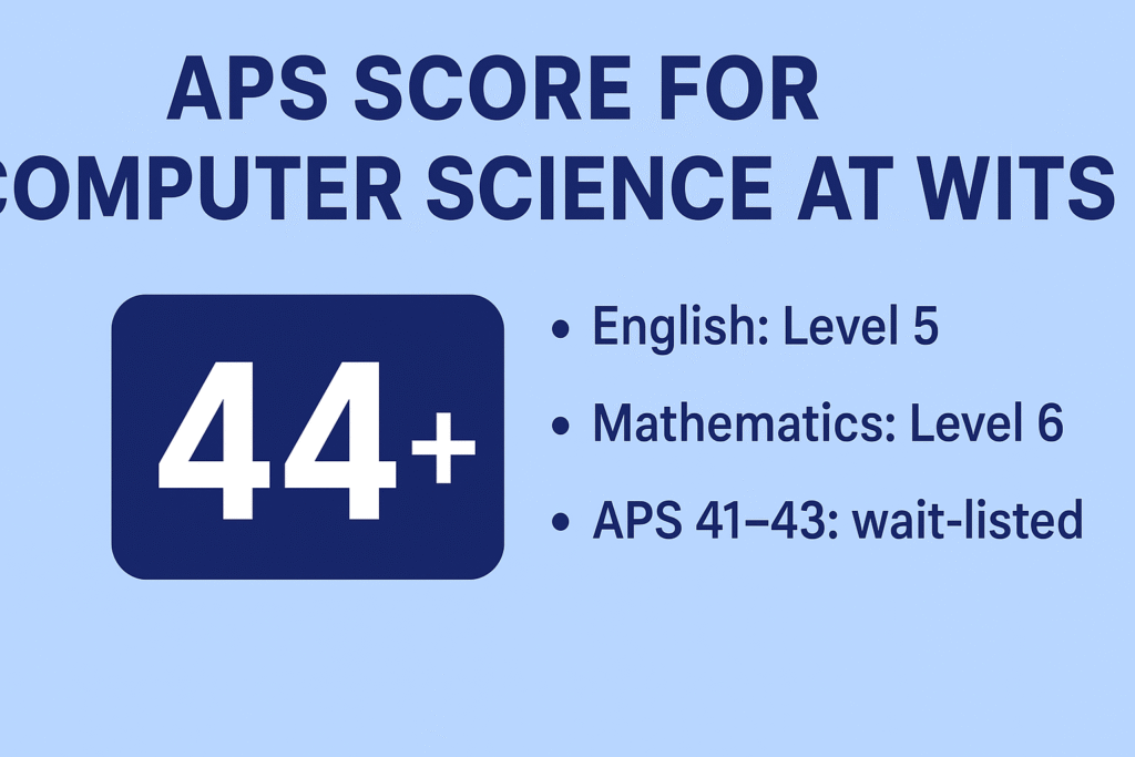 APS Score for Computer Science at Wits - APS Score