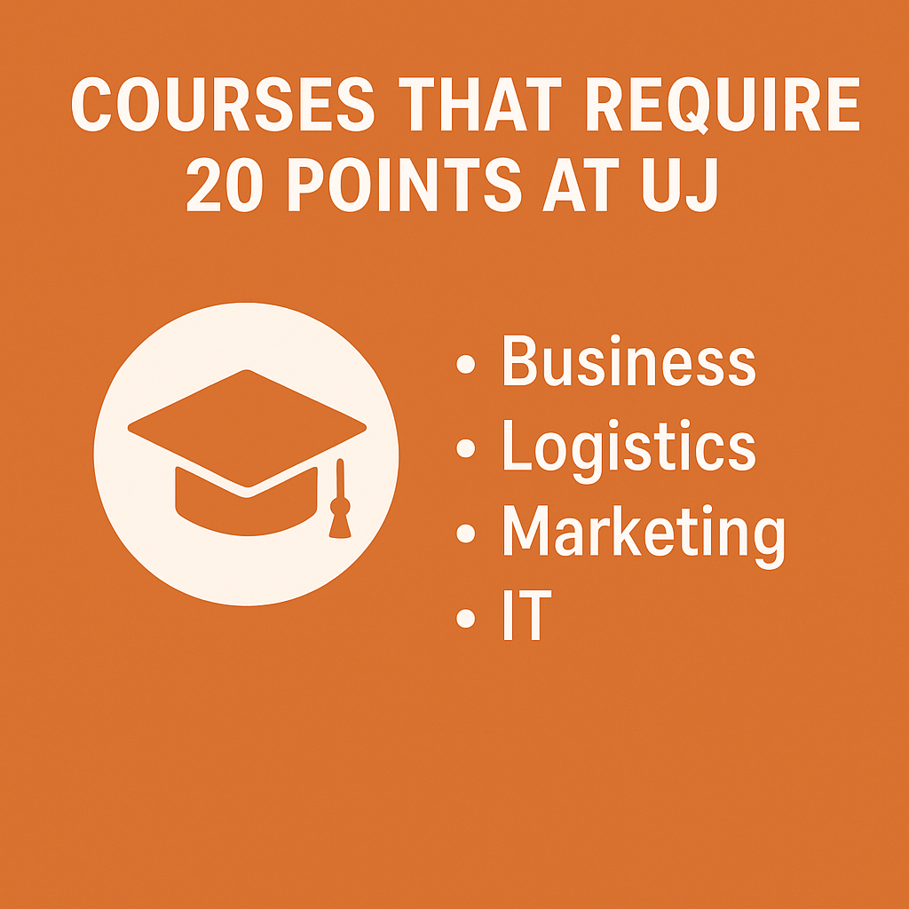 Courses That Require 20 Points At UJ - APS Score